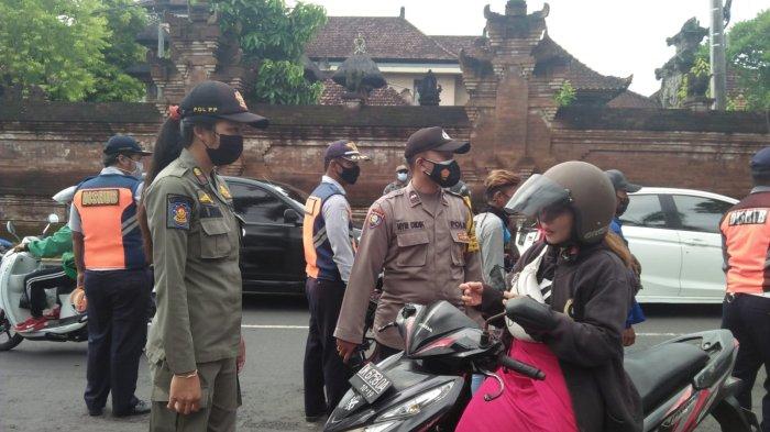 Sidak Masker di Tonja Denpasar, 56 Pelanggar Terjaring, 20 Orang Didenda Masing-masing Rp 100 ...