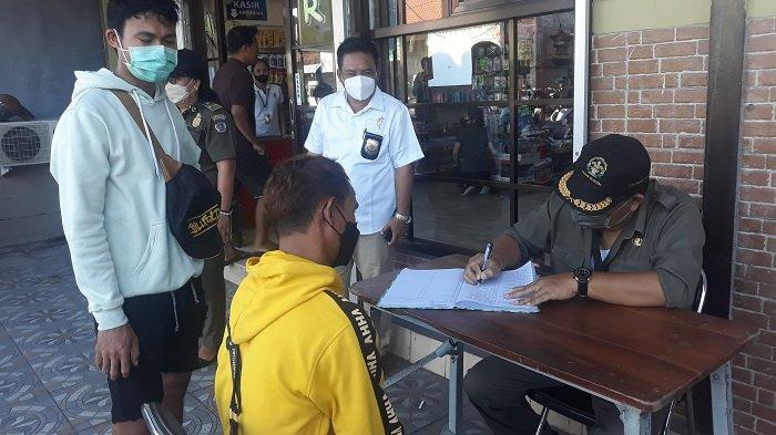 Usai Libur Lebaran Sidak Masker Kembali Digelar di Denpasar, Pelanggar Disuruh Beli Masker ...