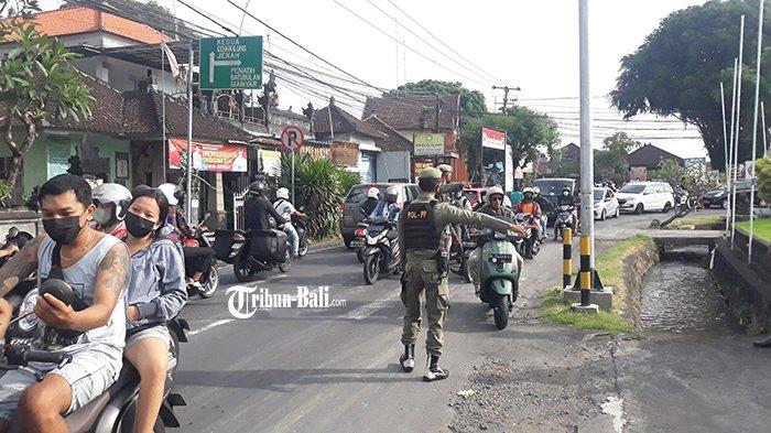 Pelanggar Masker Masih Tinggi di Denpasar, 27 Orang Terjaring Sidak Masker di Peguyangan Kangin ...