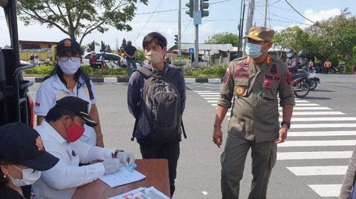 13 Orang Pelanggar Prokes Terjaring di Pasar Biaung Denpasar, Satpol Edukasi Pentingnya Prokes ...