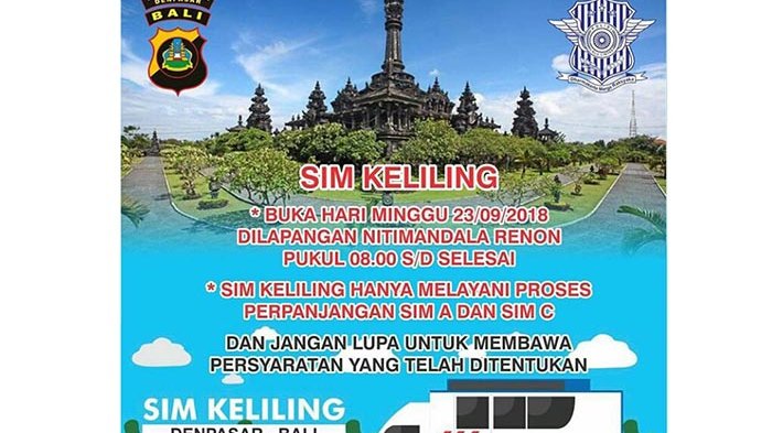 Hari Ini Sim Keliling Buka di Renon, Berikut Syarat-syaratnya - Tribun ...
