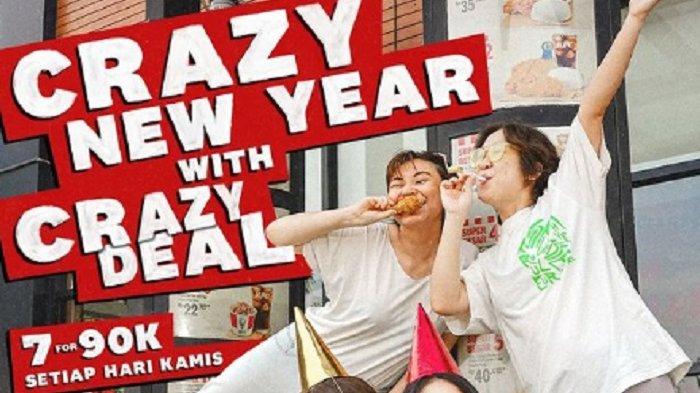 SABTU SERU, Promo KFC 31 Desember 2022, Serbu Paket Hemat Tahun Baruan ...