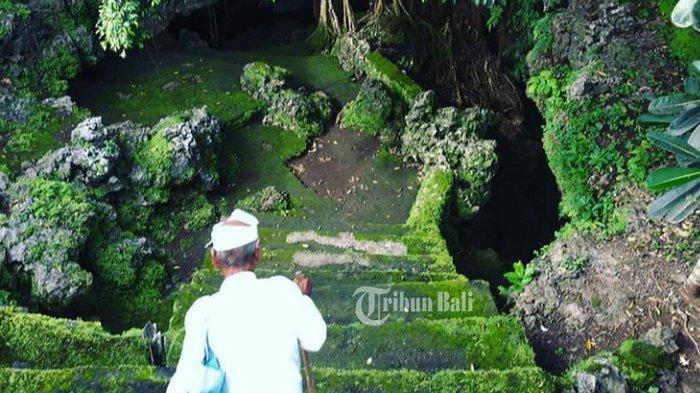 Nunas Tamba di Pura Goa Peteng, Tempat Melukat yang Ada di Dasar Goa ...