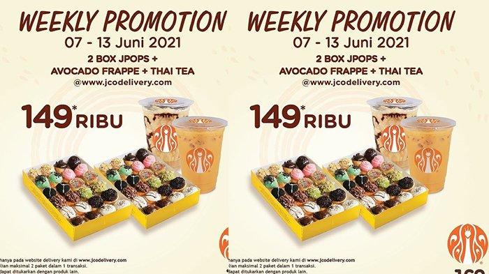 TERBARU! Promo J.CO 11-13 Juni 2021, 2 Boks Donat J.Pops + 2 Jenis ...