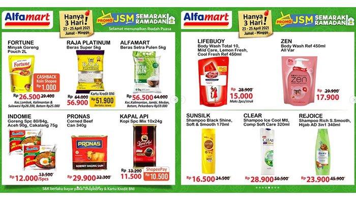 TERBARU Promo JSM Alfamart 23 April 2021 DISKON Sembako, Indomie, Susu ...