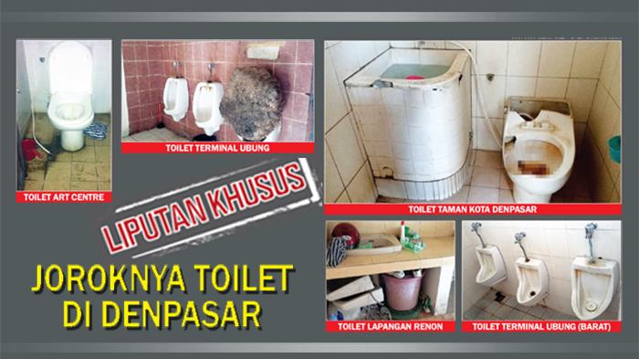 Toilet ‘Seadanya’ ala Terminal Ubung dan Pasar Kreneng - Tribun-bali.com