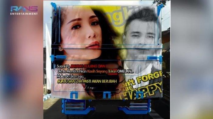 Setelah Raffi Ahmad, Kini Nagita Slavina yang Wajahnya Muncul di Bak Truk, Begini Reaksinya ...