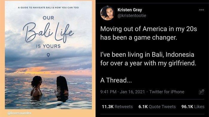 Kristen Gray Diperiksa Imigrasi Denpasar Setelah Ajakan Turis Datang dan Menetap di Bali Viral ...
