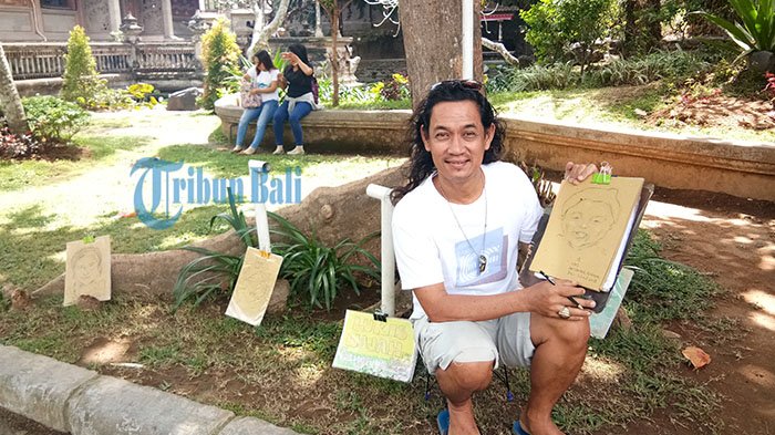 Bukan Hanya Sketsa Wajah Kartun, Pelukis Wajah Juga Ramaikan Pergelaran ...