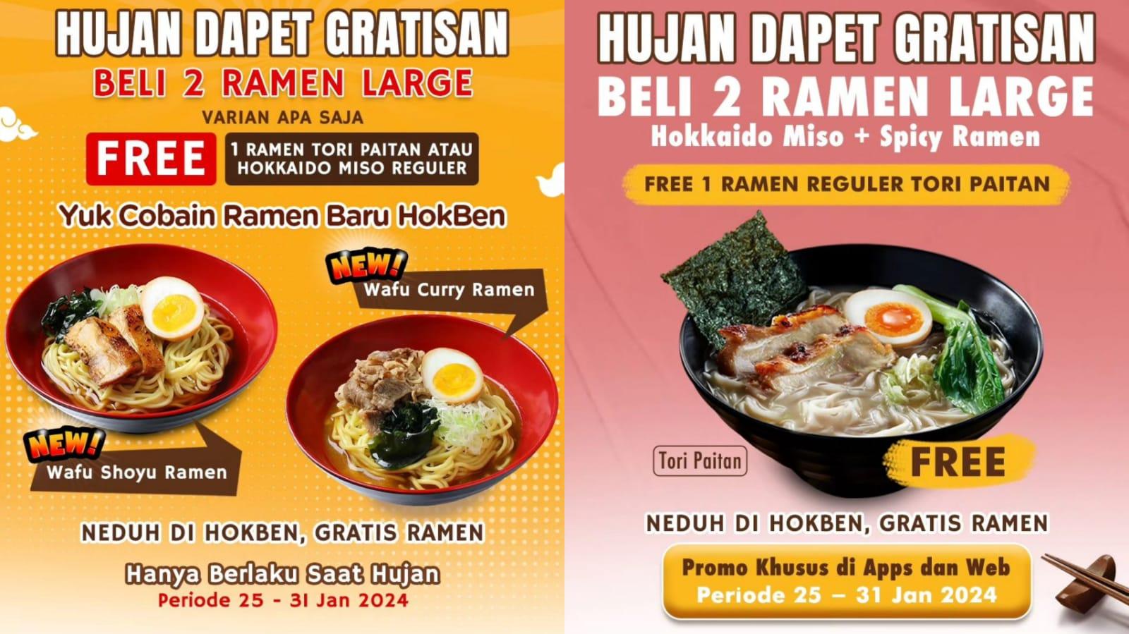 BARU! Promo HokBen 26-28 Januari 2024, Nikmati Paket B + C + 2 Tehbotol ...