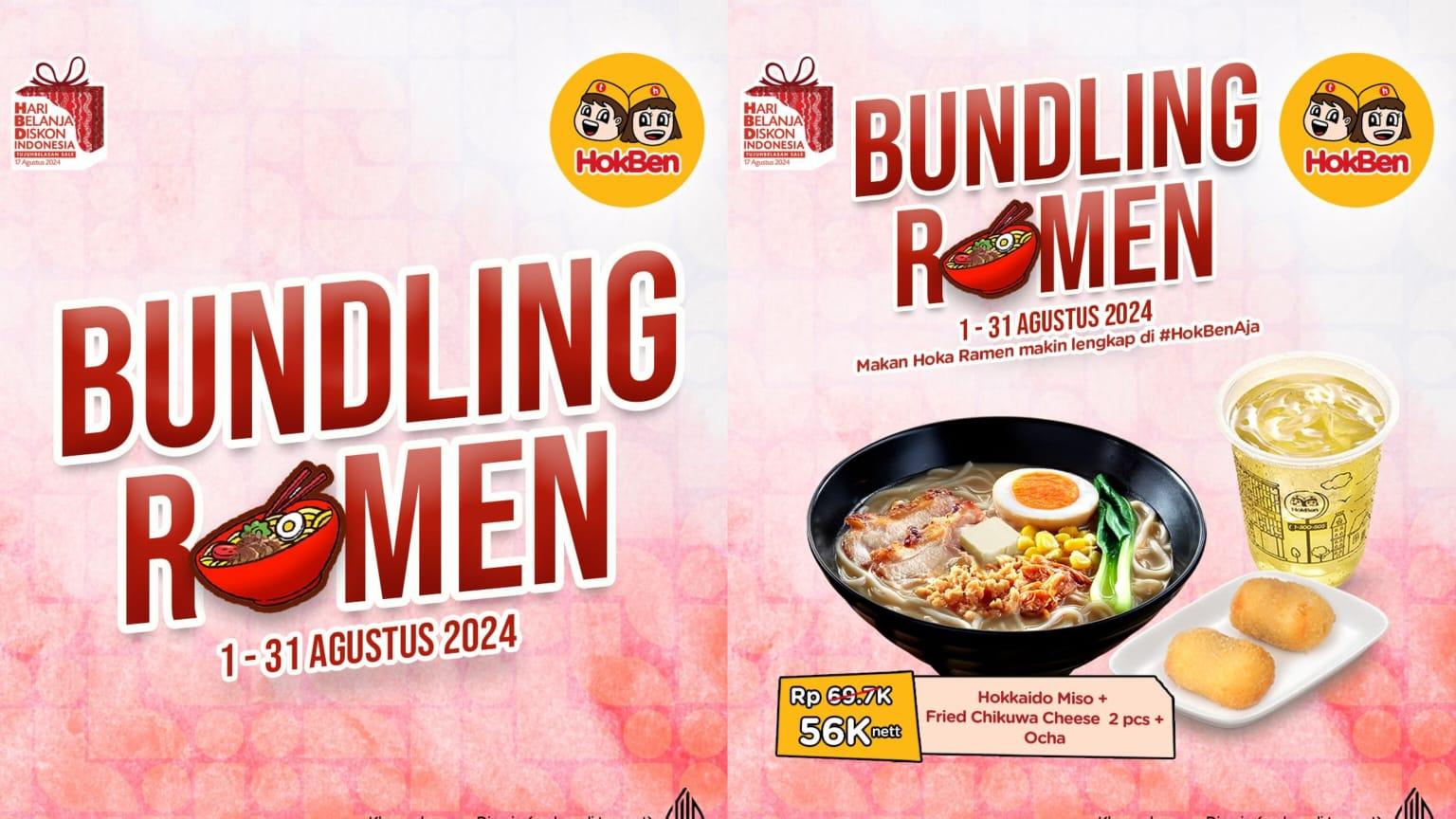 NEW! Promo HokBen 6-31 Agustus 2024, Dapatkan Tori Ball + Chicken ...