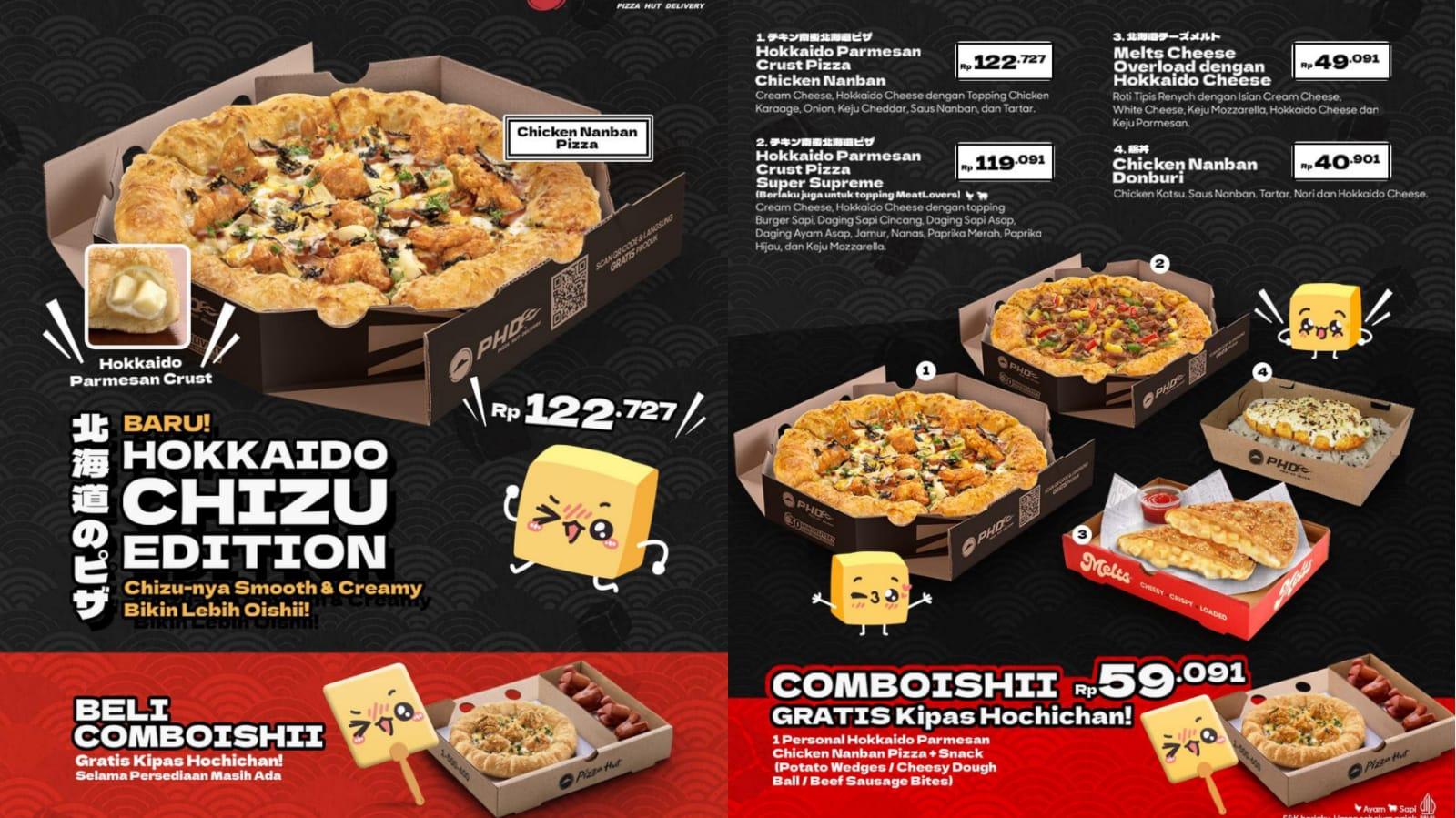 NEW! Promo Pizza Hut November 2023, Hokkaido Parmesan Crust Pizza Super ...