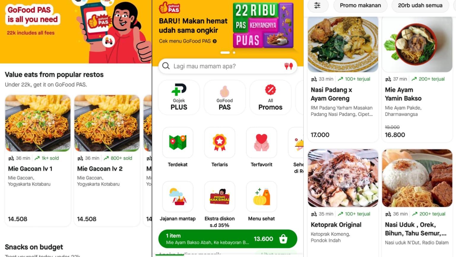 Pertama di Indonesia, GoFood PAS Hadirkan Kurasi Menu Lengkap, Harga ...