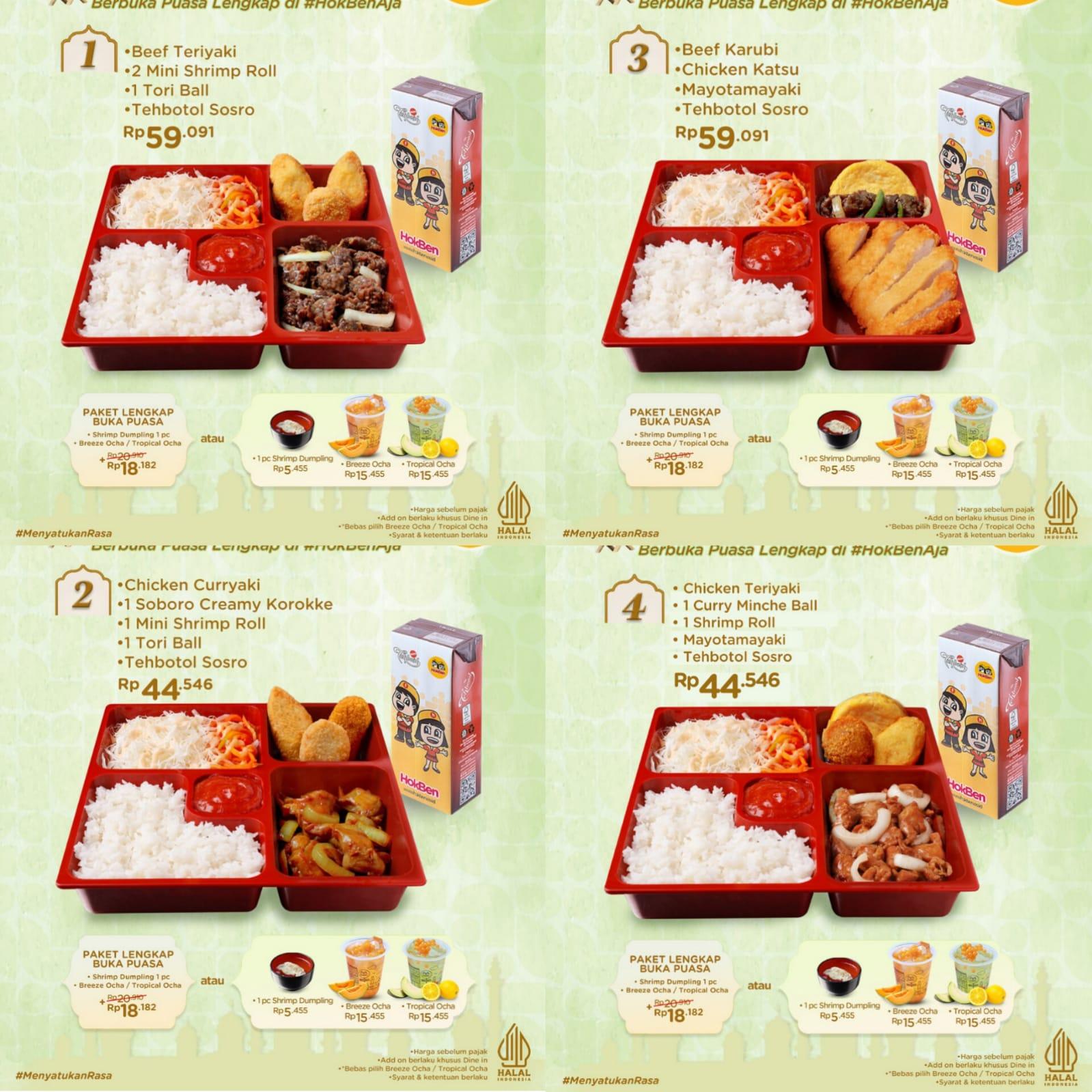 BERKAH! Promo HokBen Besok 9 Maret 2025, Dapatkan Bento Ramadan Mulai Dari Rp 44 Ribuan ...