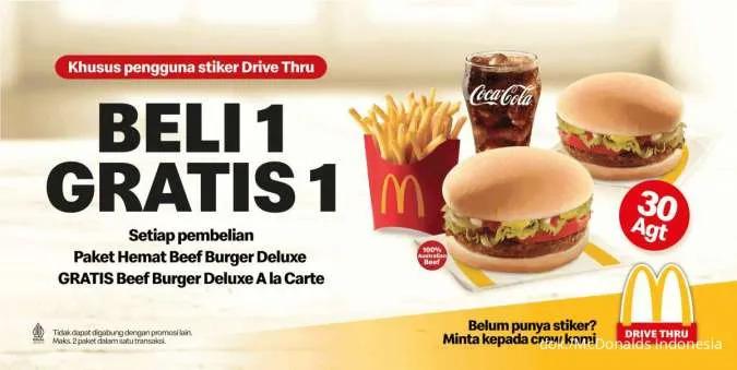 Promo McD Hari Ini 30 Agustus 2023, Nikmati Paket Buy One Get One, Jangan Sampai Terlewat ...