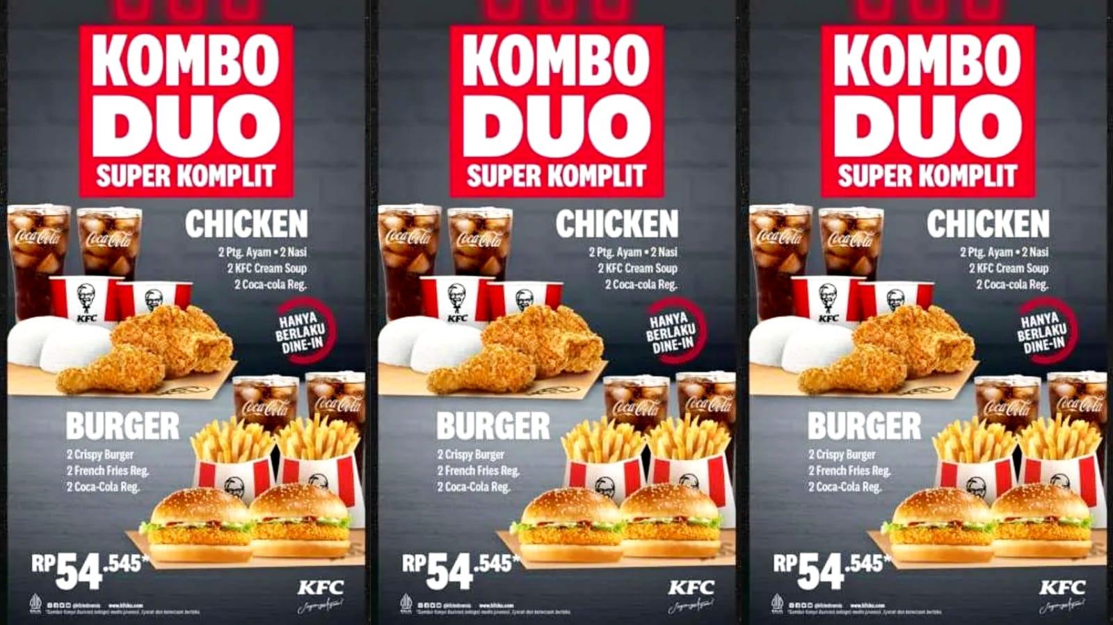 SERBU! Promo KFC Februari 2023, Nikmati Paket Kombo Duo Super Komplit ...