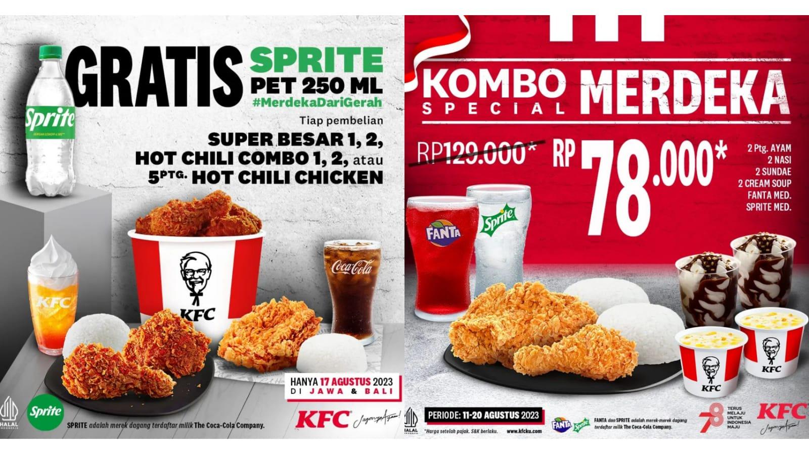 SPESIAL Kemerdekaan! Promo KFC Hari Ini 17 Agustus 2023, Beli Paket ...