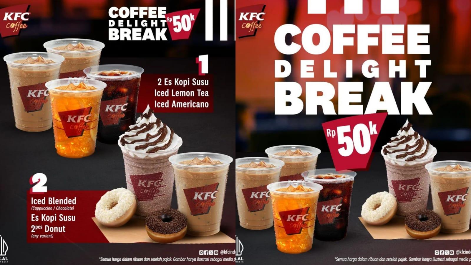 SUPER IRIT! Promo KFC 26-31 Mei 2024, Nikmati Paket Coffee Delight Break Hanya Rp 50 Ribuan ...