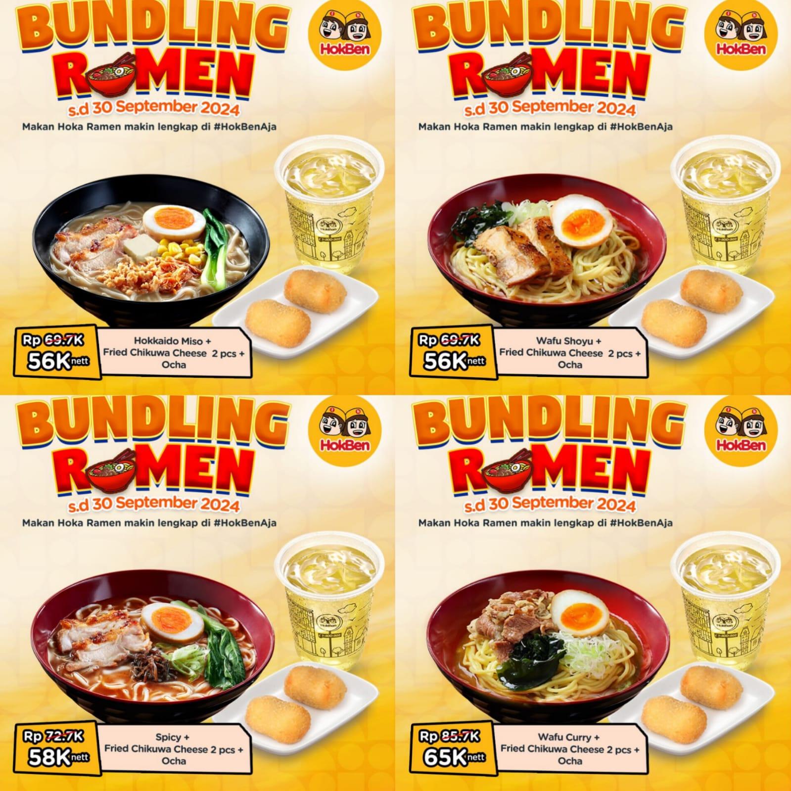 Promo Ramen HokBen Hari Ini 30 September 2024, Wafu Shoyu + Fried ...