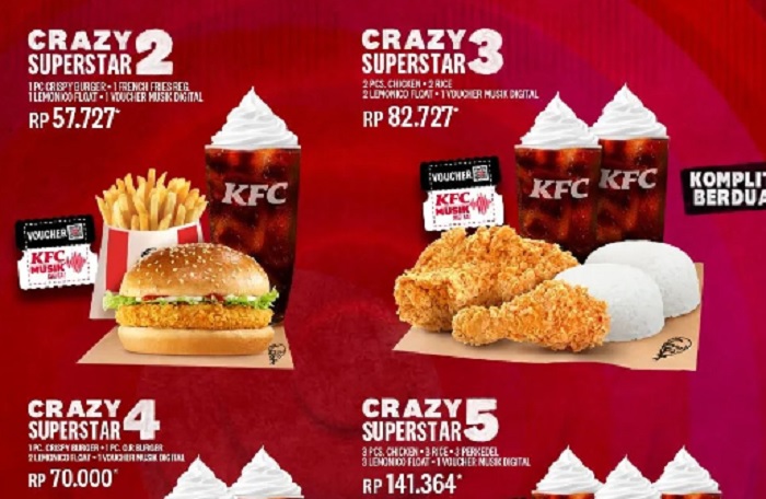 HAPPY FRIDAY, Promo KFC 6 Januari 2023, 1 Ayam + 1 Nasi + 1 Lemonico ...