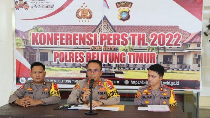 Tahun 2022. Polres Beltim Tindak 32 Kasus Tambang Timah Ilegal, Tertinggi se-Babel - Bangkapos.com