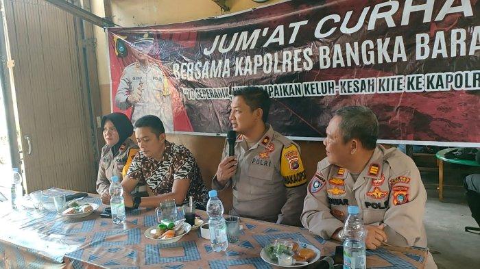 Serap Aspirasi dan Masukan dari Masyarakat, Polres Bangka Barat Kembali Gelar Jumat Curhat ...