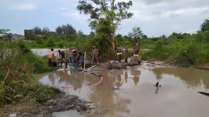 Satpol PP Pangkalpinang Kembali Razia Tambang Ilegal di BBIL Air Mawar ...