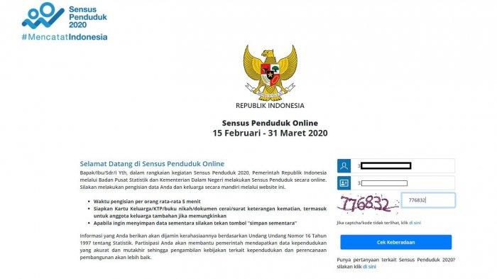 Cara Mengisi Sensus Penduduk Online - Bangkapos.com