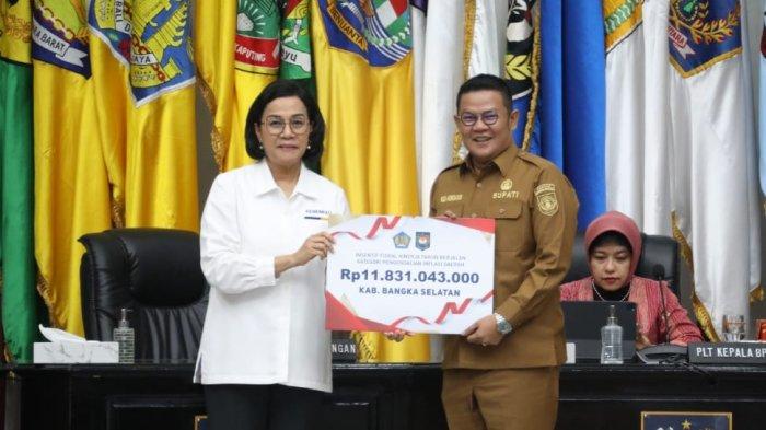 Bangka Selatan Dapat Insentif Fiskal Rp11,8 Miliar dari Kemenkeu, Riza Herdavid Fokuskan untuk ...