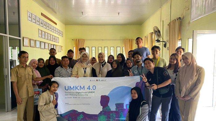 Telkom Indibiz Support Digitalisasi UMKM di Desa Air Anyir Melalui Tim KKN PPM UGM - Bangkapos.com
