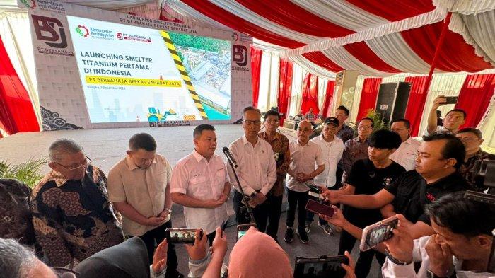 Pertama di Indonesia, Menteri Perindustrian Resmikan Smelter Titanium ...