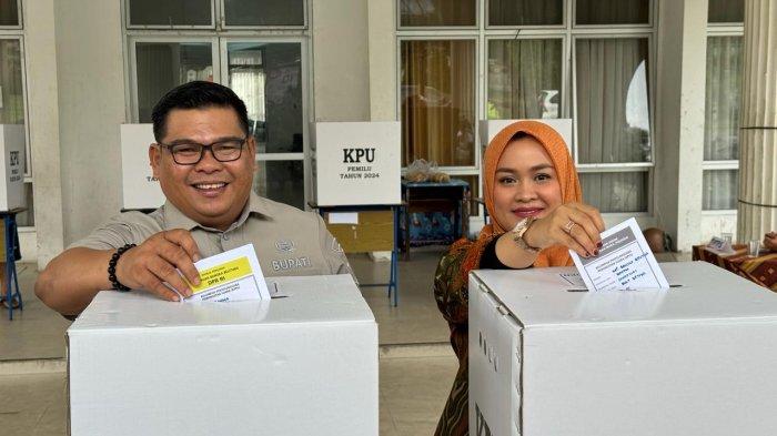 Gunakan Hak Suaranya, Pj Bupati Bangka M Haris Hanya Pilih DPR RI, DPD RI dan Capres - Bangkapos.com