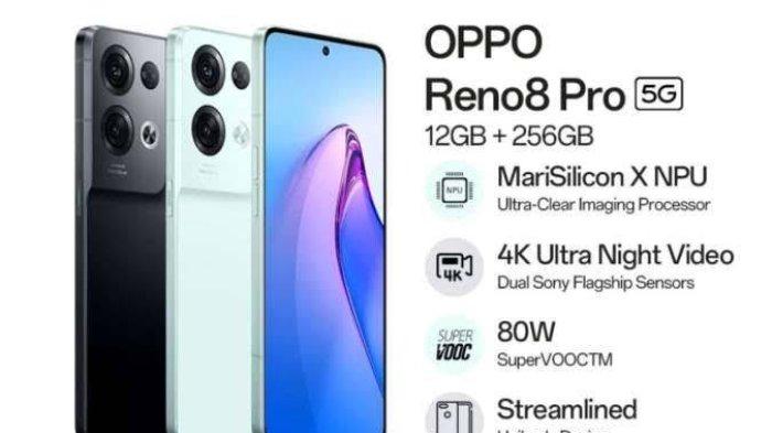 Harga dan Spesifikasi OPPO Reno8 Pro 5G, Chipset MediaTek Dimensity 8100-MAX 5G - Bangkapos.com
