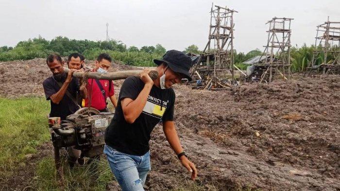 Tertibkan Tambang Ilegal di Kolong Koboy Air Mawar Pangkalpinang, Tim Gabungan Amankan 18 ...