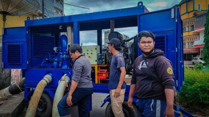 Antisipasi Banjir, Pemkot Pangkalpinang Siagakan Pompa Mobile - Bangkapos.com