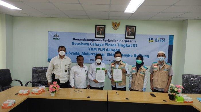 Teken MoU, YBM PLN Beri Beasiswa Cahaya Pintar Bagi Mahasiswa IAIN SAS Bangka Belitung ...