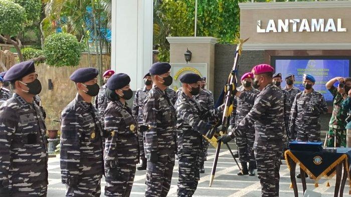 Sertijab Danlanal Babel, Kini Tongkat Komando Dipegang Letkol Laut (P) Dadan Hamdani - Bangkapos.com