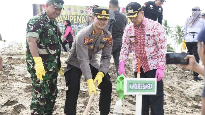 Jaga Kelestarian Alam, Lahan Eks Tambang Pantai Bedukang Direboisasi ...