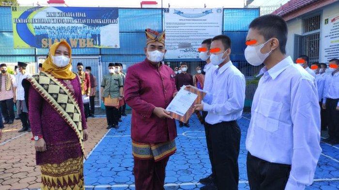 Momen HUT Ke-77 RI, 18 Andikpas LPKA Pangkalpinang Terima Remisi - Bangkapos.com