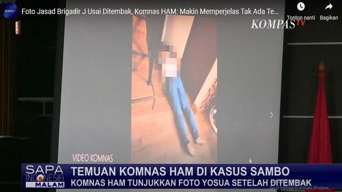 Komnas HAM Tunjukkan Foto Jasad Brigadir J, Diambil Satu Jam Setelah Dihabisi Ferdy Sambo ...