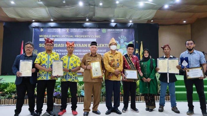 Gelar Mobile IP Clinic di Bangka Belitung, DJKI Serahkan 15 Sertifikat ...