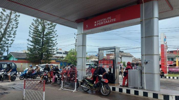 Mulai Dibatasi, SPBU di Pangkalpinang Kini Tak Lagi Layani Pengerit - Bangkapos.com