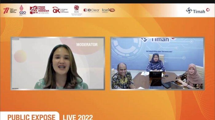 TINS Sampaikan Strategi Bisnis Perusahaan Pada Public Expose Live 2022 - Bangkapos.com