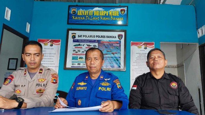 Simpan Sabu, 4 Pekerja TI Apung di Perairan Tengkorak Diamankan Sat Polairud Polres Bangka ...
