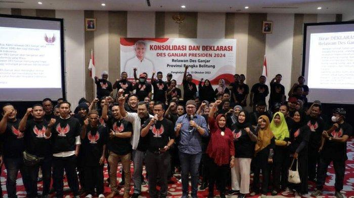 Dukung Ganjar Jadi Presiden, Relawas Des Ganjar Gelar Deklarasi di Bangka Belitung - Bangkapos.com