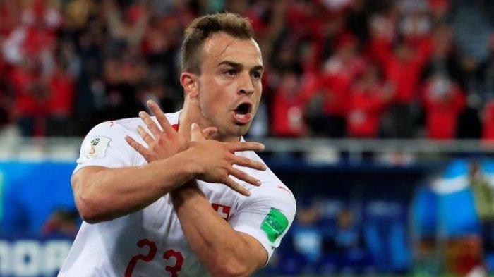 Selebrasi Gol Shaqiri Saat Timnas Swiss Kalahkan Serbia di Penyisihan ...