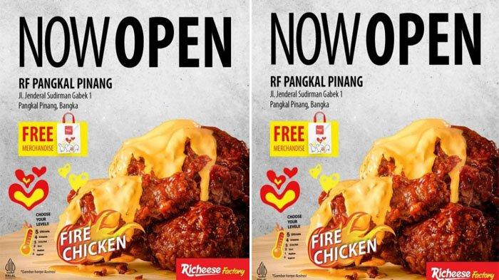 Richeese Factory Pangkalpinang Sudah Dibuka, Jangan Lewatkan Promo Free ...