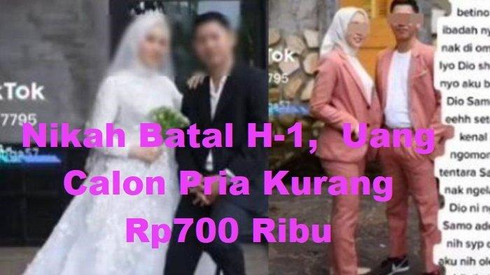 Uang Kurang 700 Ribu, Wanita Ini Batalkan Nikah H-1, Calon Mertua Memohon, Dibalas Bantingan ...