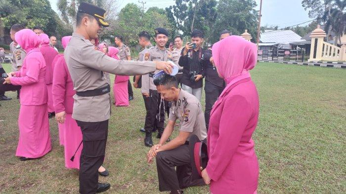 45 Polisi di Polres Bangka Naik Pangkat, Berikut Rinciannya - Bangkapos.com