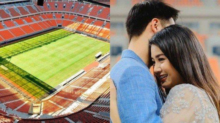 Segini Biaya Sewa JIS, Stadion yang Dipakai Kevin Sanjaya Melamar Valencia Tanoesoedibjo ...